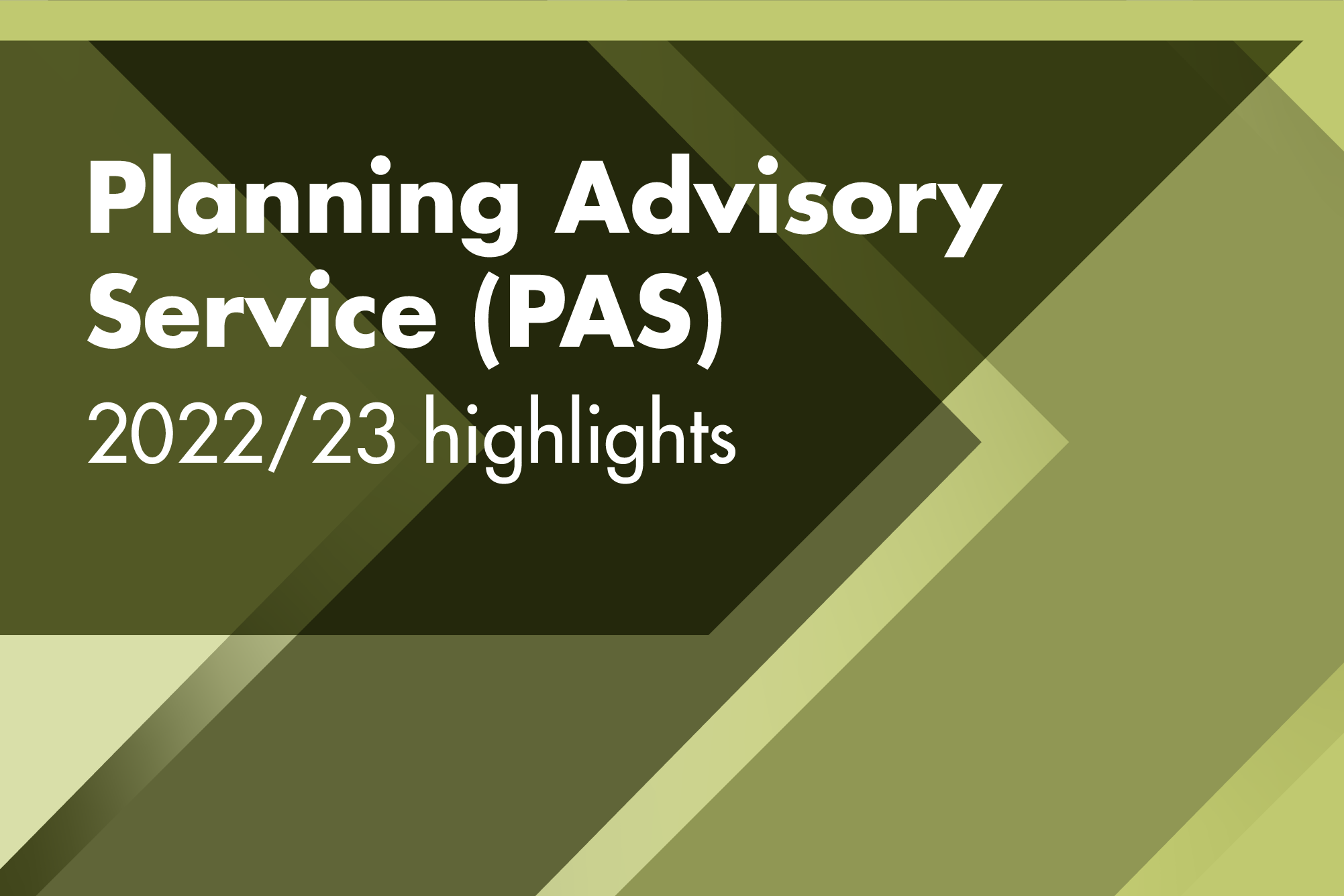 Planning Advisory Service (PAS) – 2022/23 highlights | Local Government ...