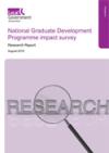 National Graduate Development Programme impact survey 2019 | Local ...